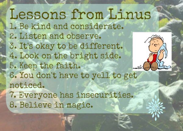 Lessons from Linus - grace grits and gardening