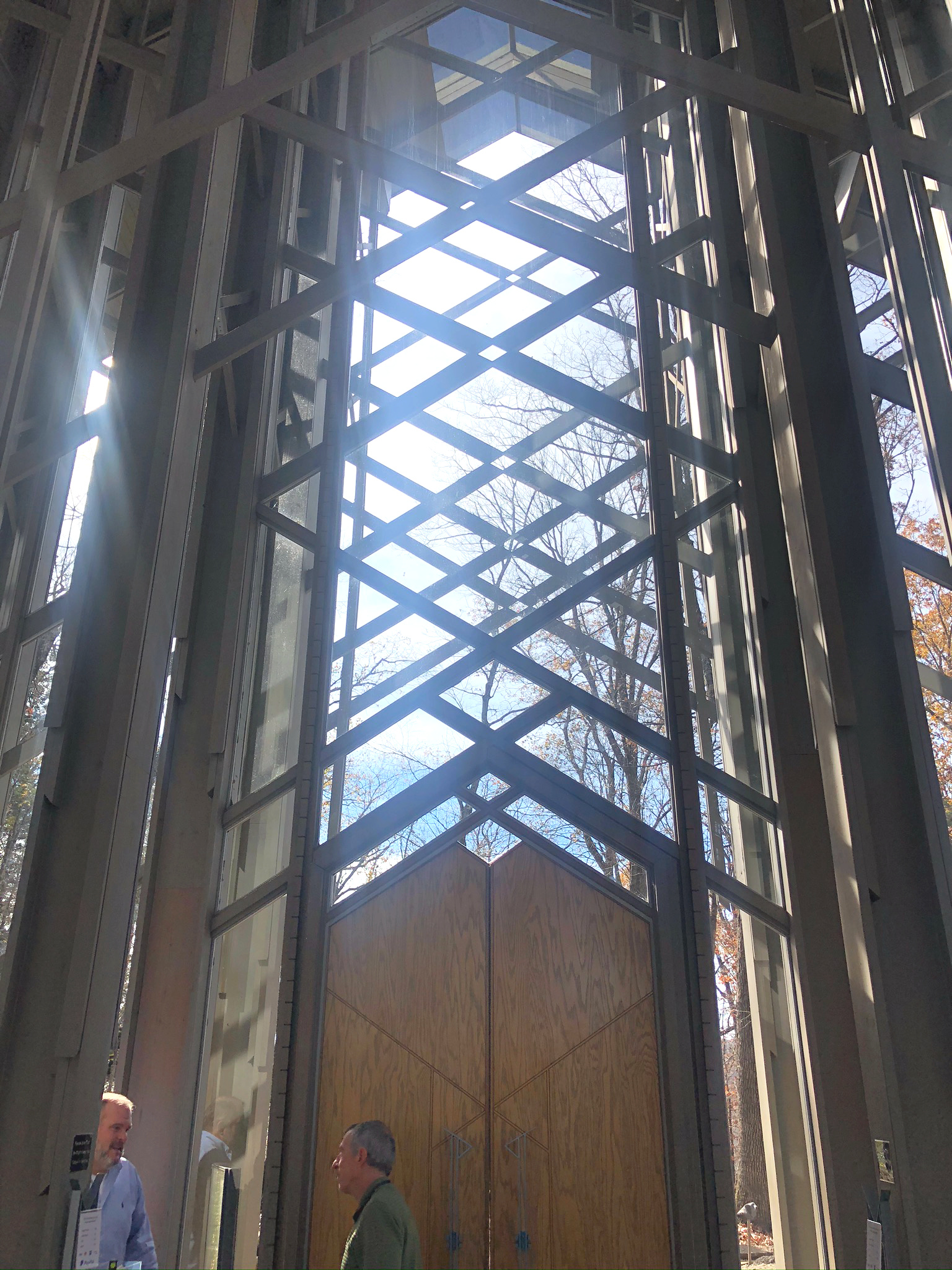 O Come, O Come to Thorncrown Chapel - grace grits and gardening