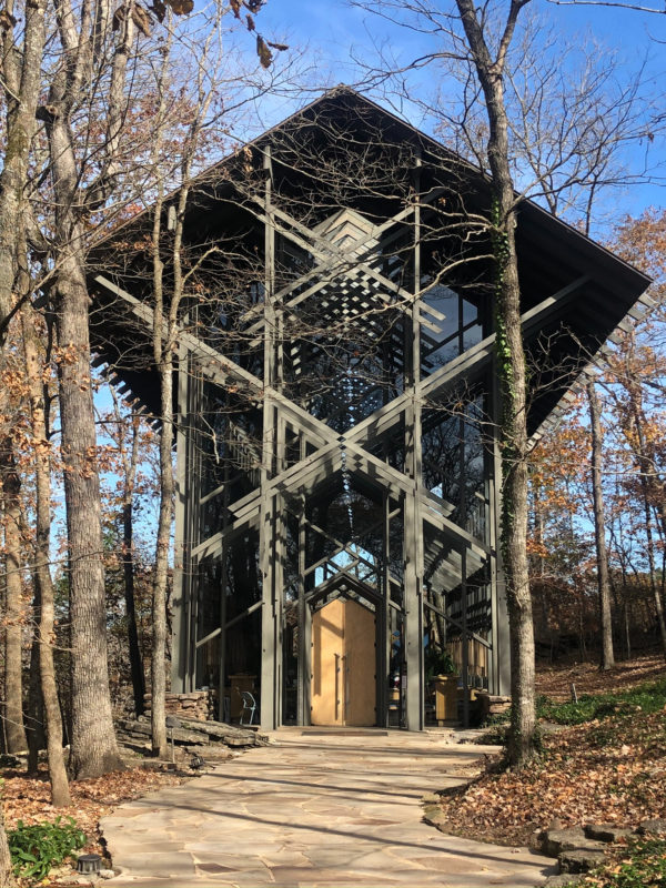 O Come, O Come to Thorncrown Chapel - grace grits and gardening