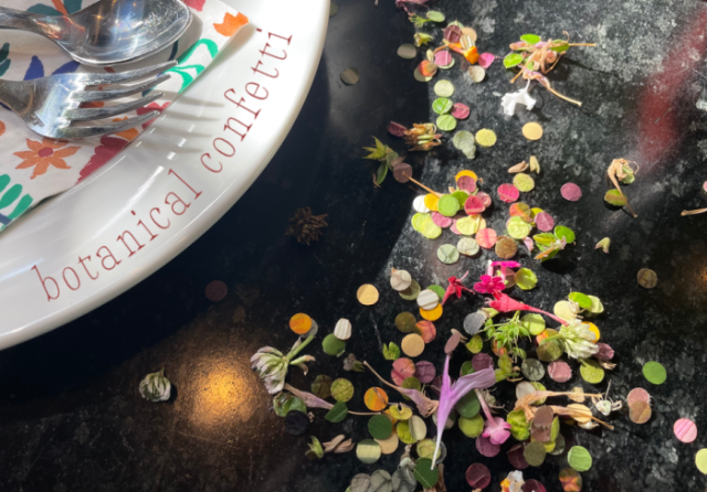 How to Make Botanical Confetti - grace grits and gardening
