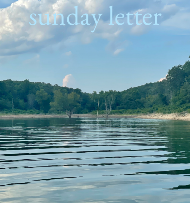 Sunday Letter: 08.21.22 - grace grits and gardening